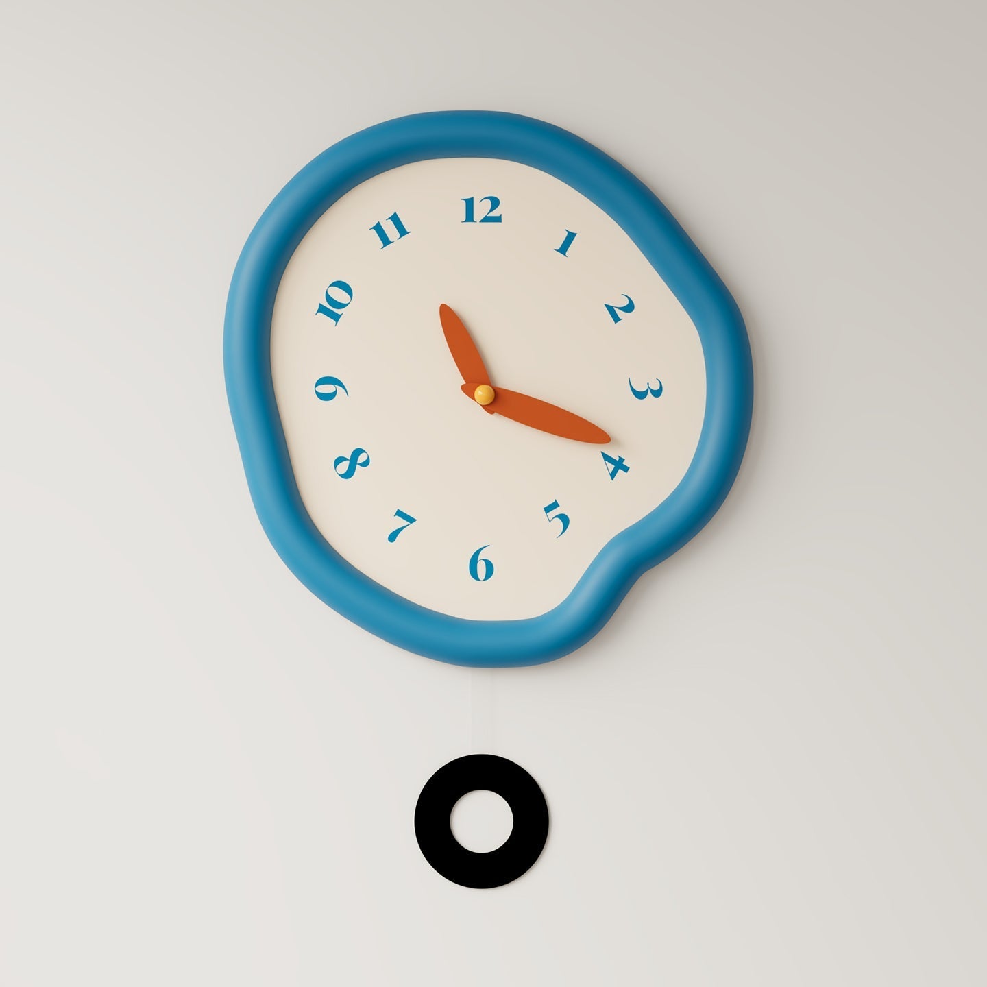 Asymmetrical Drip Clock – DECOROLALA