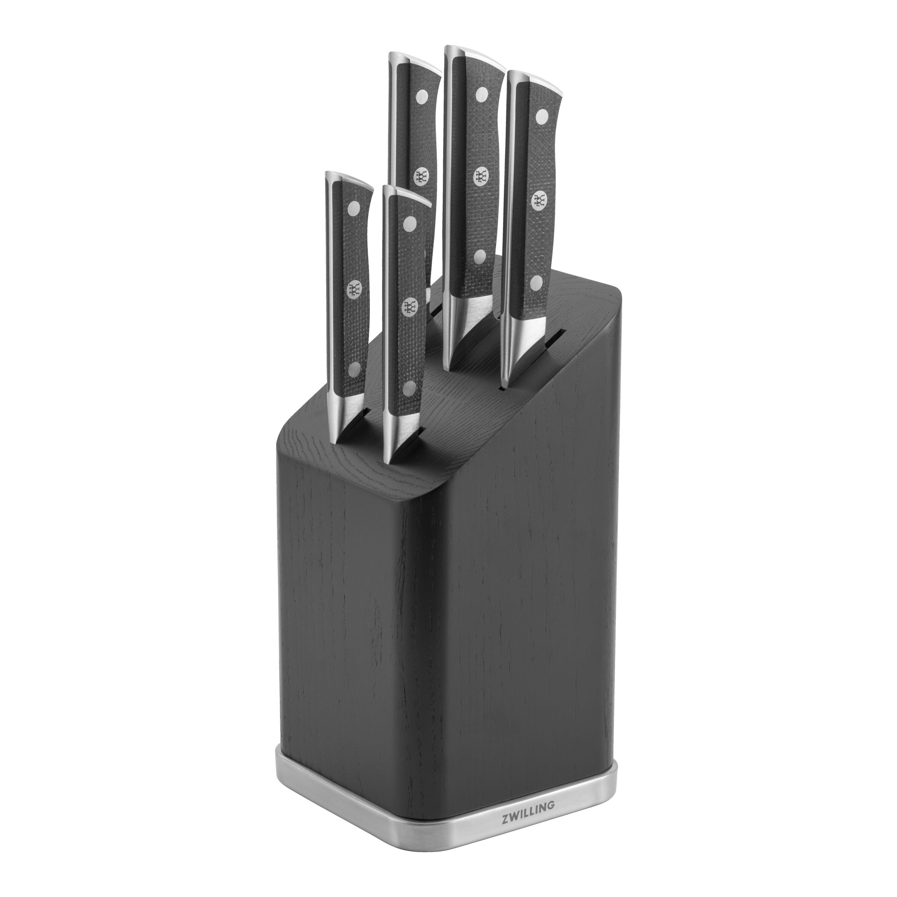 ZWILLING Spectrum 6 Piece, Knife Block Set, Black – DECOROLALA
